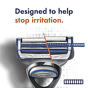 Gillette SkinGuard Men's Razor Handle, 3 Blade Refills + PURE Shave Gel