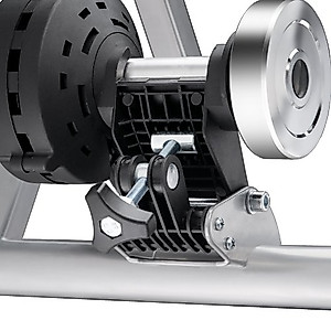 Indoor Bike Trainer – Convert Mountain, Road, or Beach Bicycle into a Stationary Exercise Bike for Indoor Riding All Year Round by Bike Lane (Silver)