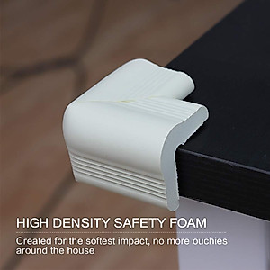 Beauty Pear Baby Proofing Corner Guards & Edge Protectors (6.6 Feet, 8 Corners) Pre-Taped Table Corner Protector, Safe Edge Corner Cushion(2513)