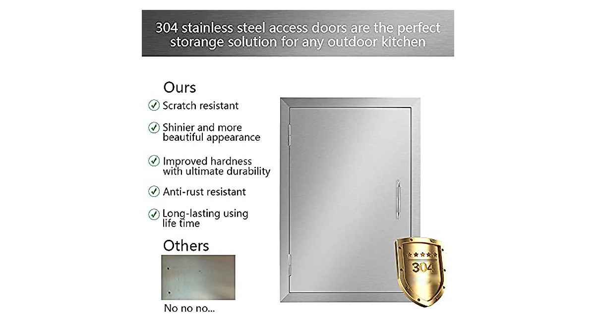 GDAE10 17x24" Stainless Steel BBQ Access Panel
