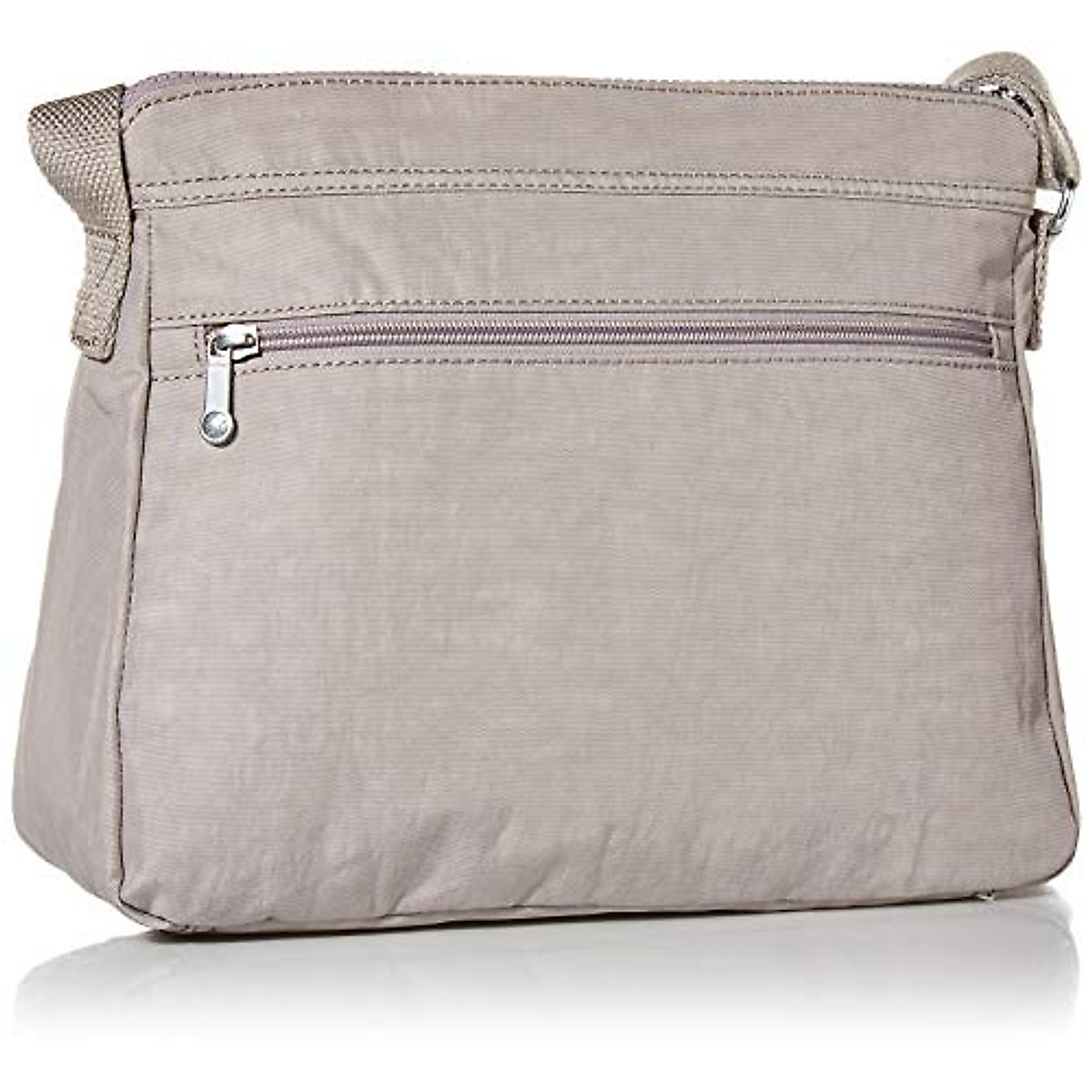 Kipling womens WomenÂ’s Aisling Bag, Lightweight Everyday Purse, Nylon Shoulder Crossbody Bag, Grey Gris, 12 L x 8.87 H 4 D US