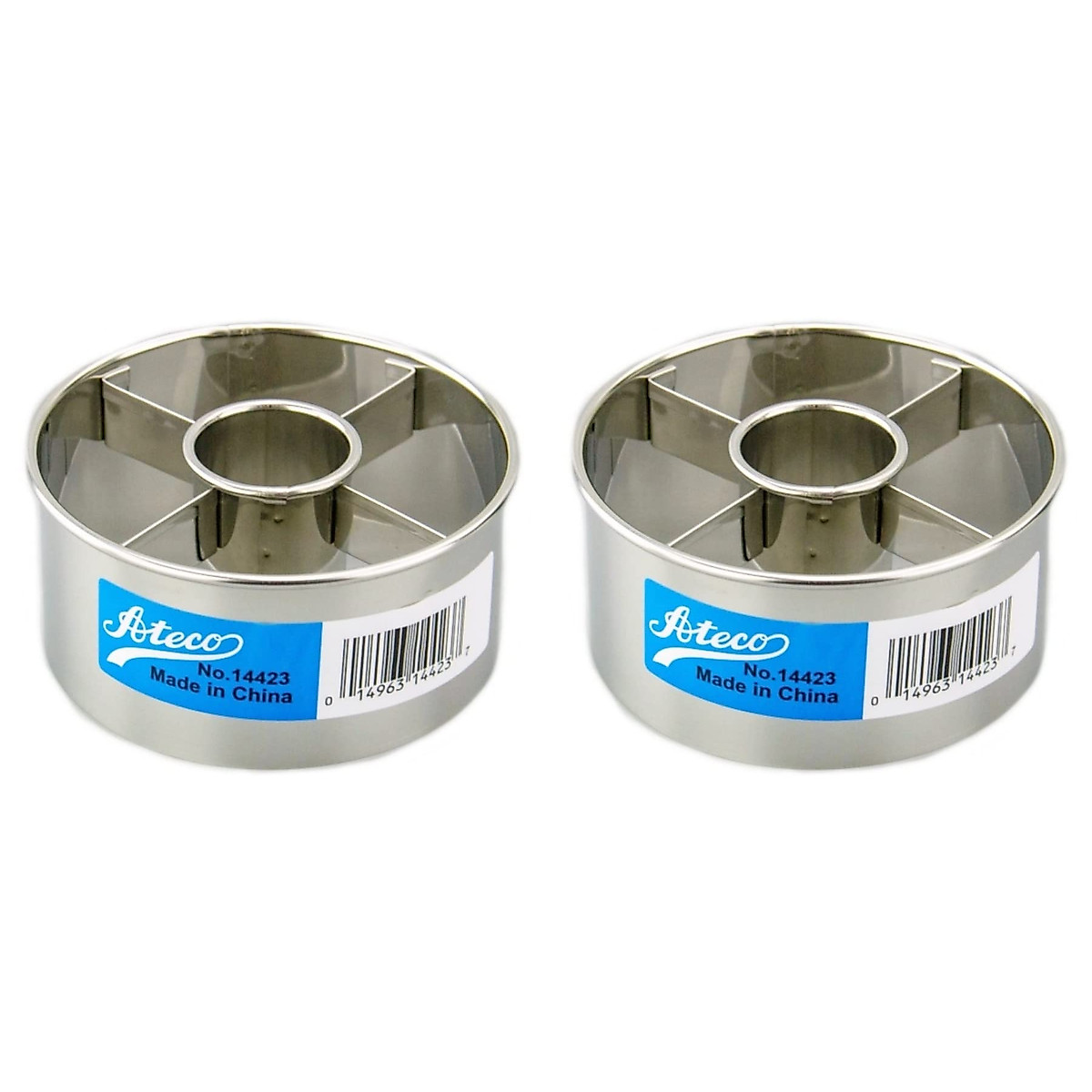 Ateco 3-1/2-Inch Stainless Steel Doughnut Cutter (Set of 2)