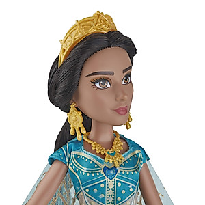 Disney Aladdin Agrabah Collection, 5 Fashion Dolls with Accessories Inspired by Disney's Live-Action Movie, Genie, Aladdin, Princess Jasmine, Dalia, Jafar