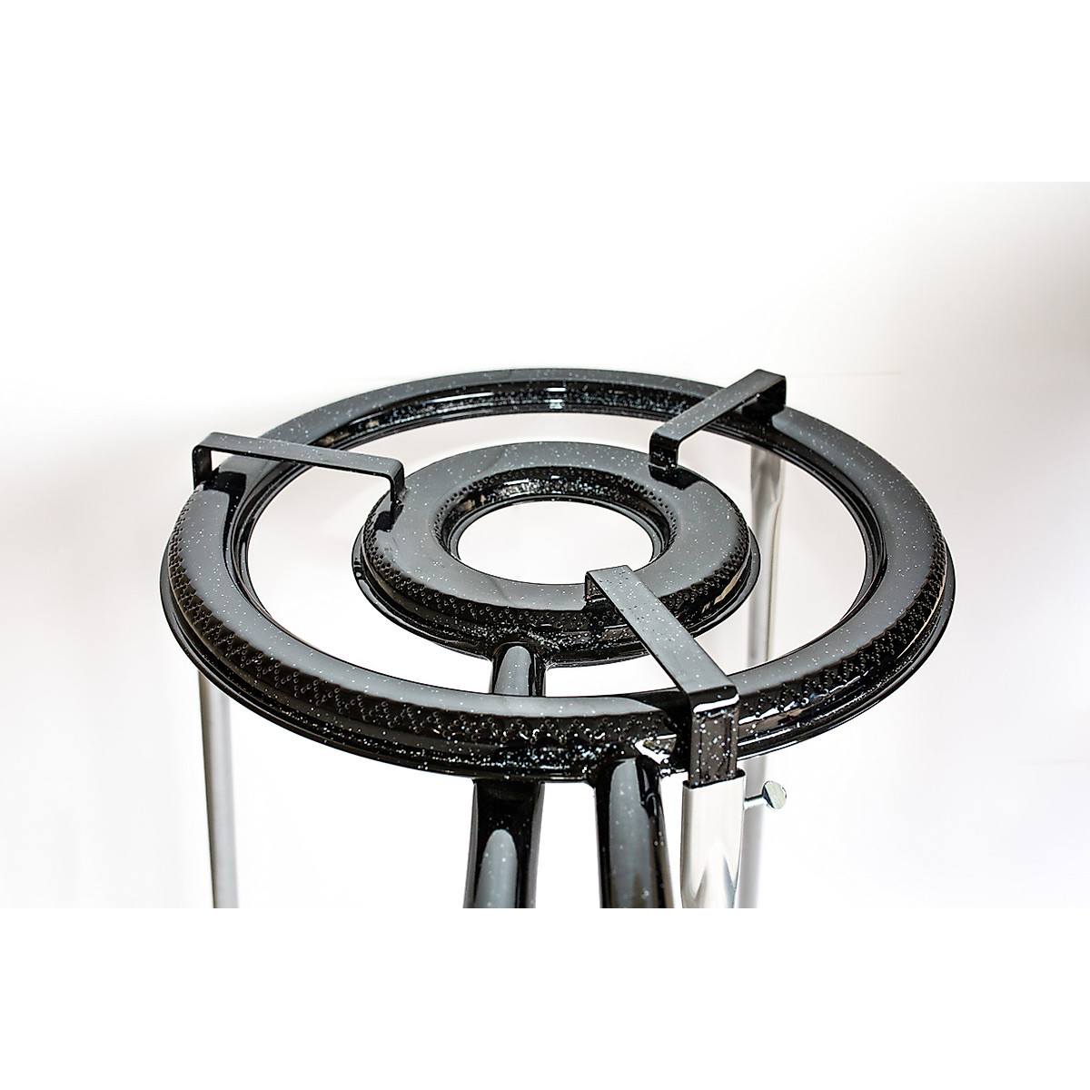 Castevia Paella Pan Enamelled + Paella Gas Burner and Stand Set - Complete Paella Kit for up to 13 Servings (Nonstick)