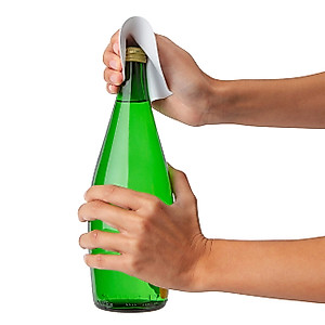 Human Intentions Jar Opener (4PK) - Rubber Jar Gripper for Weak Hands - Bottle Opener for Arthritic Hands - Jar Opener Gripper Pad - Lid Opener Non Tear - Coaster - Trivet