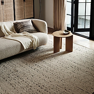 Rugs USA X Frenshe Interiors by Ashley Tisdale Hamptons Marled Tasseled Area Rug, 5x8, Ivory