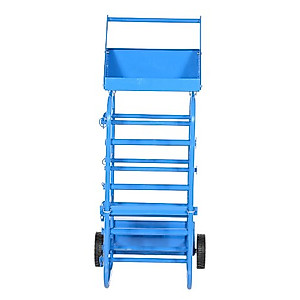 Vestil WIRE-D-E Steel Economy Wheel Wire Reel Caddy, Blue, 17-3/4" Width, 43-1/4" Height, 19-1/2" Depth, 150 lbs Capacity