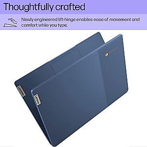 Lenovo Slim-3 Touch-Screen Chromebook Laptop Computer for Students and Business - 14" FHD Display, 13.5H Long Battery Life, MediaTek 520, 4GB RAM, 64GB eMMC, 256GB Micro SD, Wi-Fi 6, Chrome OS