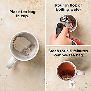 Red Rose Naturally Decaffeinated Black Tea Specially Blended Strong Black Tea with 48 Individually Wrapped Tea Bags Per Box (Pack of 2) Brew Hot/Cold Decaf Black Tea Full-bodied Flavorful Black Tea