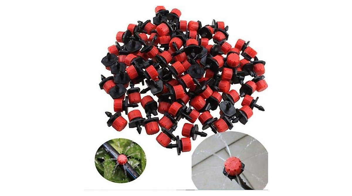 Yardwe 100PCS Adjustable Micro Drippers for Efficient Watering