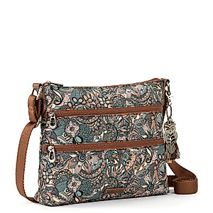 Sakroots Artist Circle Basic Crossbody in Eco Twill, Adjustable Crossbody Strap, Sienna Spirit Desert