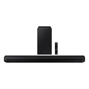 SAMSUNG HW-Q600B 3.1.2ch Soundbar w/ Dolby Audio, DTS:X, Q Symphony, Adaptive Sound, Game Pro Mode, Bluetooth Connection, Black