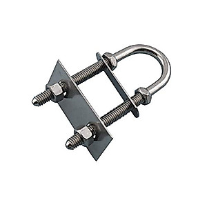 STAINLESS STEEL BOW/STERN EYE, 3/8" TO 1/2", U-BOLT INCLUDES 4 NUTS (9 DIFFERENT SIZES) (S0353-13180)