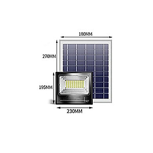 N / B Solar Lights Outdoor, 98 Large Lamp Beads, Intelligent Lighting Control, Energy Saving and Waterproof, with Remote Control, for Home, Garden, Yard, Patio
