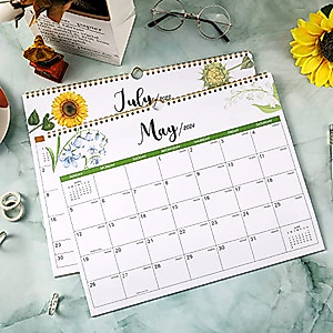 Wall Calendar 2023-2024 - 2 Yearly Wall Calendar 2023-2024, JULY 2023 - JUNE 2025, 14.8'' x 11.5'', Twin-Wire Binding, Large Blocks with Julian Dates, Perfect for Planning and Organizing Your Home and Office