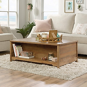 Sauder Coral Cape Coffee Table, L: 42.44" x W: 29.25" x H: 16.50", Sindoori Mango Finish