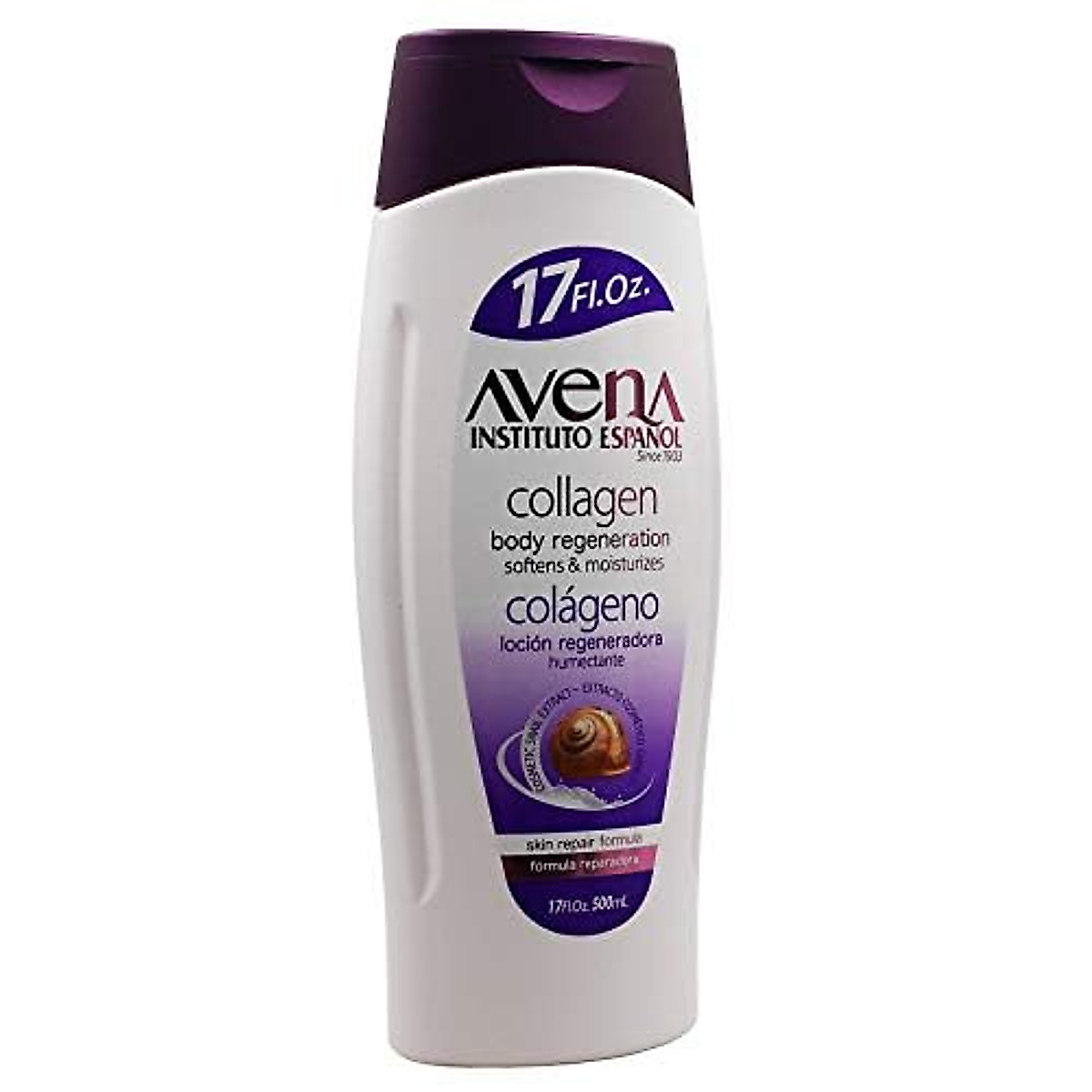 Avena Instituto Español Collagen Body Regeneration, Softens & Moisturizes, Skin Repair Formula, 2-pack Of 17 FL Oz each, 2 Bottles.