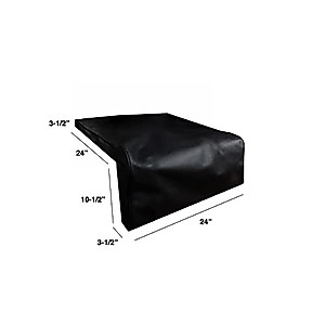 Windproof Covers 24 inch Heavy Duty Premium Quality Vinyl Cover to fit DCS Power Burner Built-in