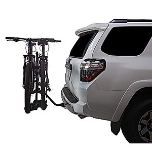 Saris Bicycle Racks, All Star Tray Style Hitch Rack, Mount 2 Bikes, Black