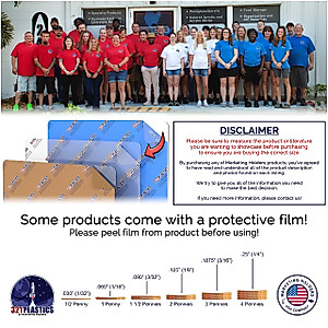 Marketing Holders 4 Pack Clear Acrylic Riser Stand 7" POP Display Retail Products Bench Plexiglass Merchandising One Piece See Through Podium Showcase Counter or Tabletop Decor Platform