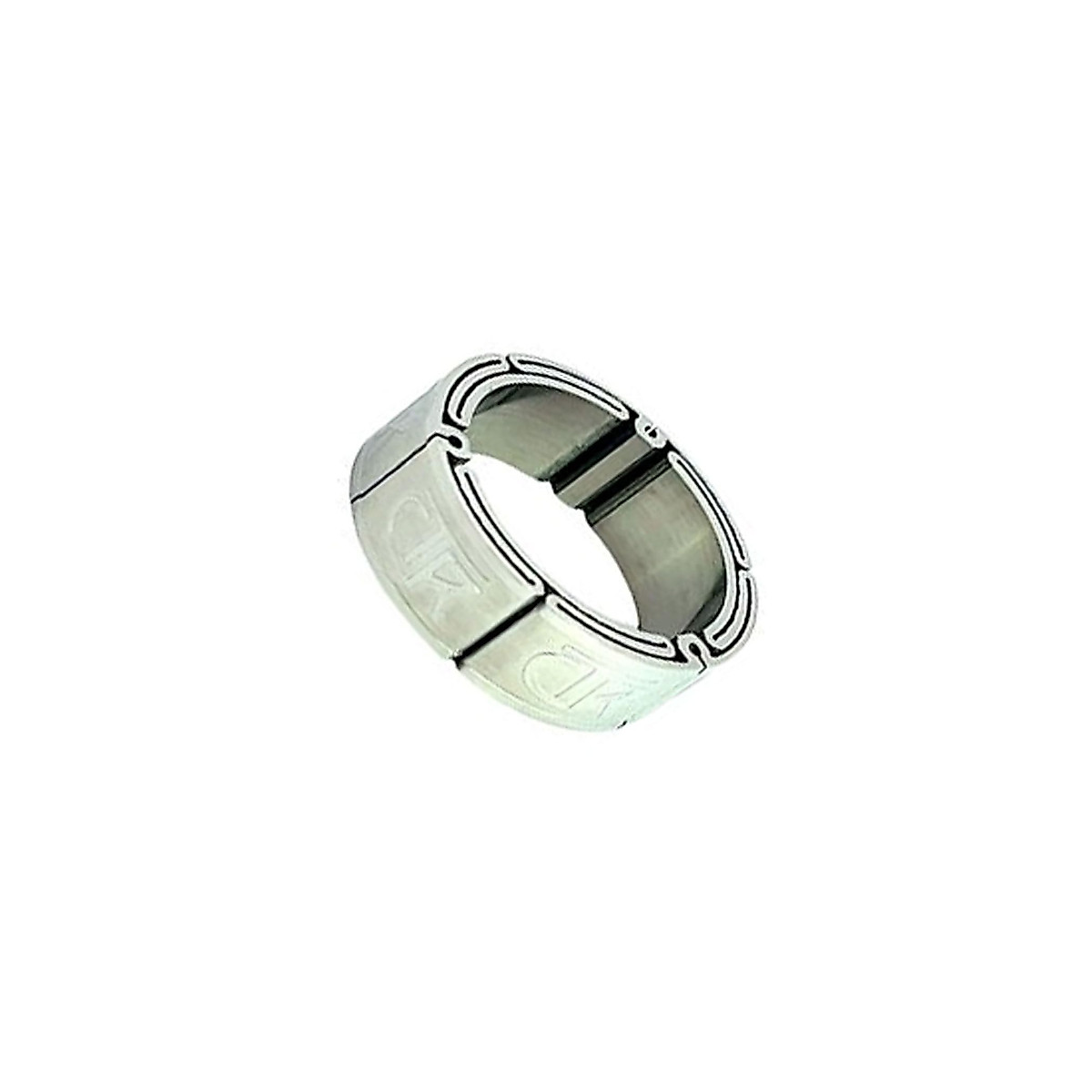 J122 Size 8.5 The Right Stainless Steel Designer Ring Mormon One Moment In Time LDS CTR