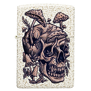 Zippo Skullshroom Design Mercury Glass Pocket Lighter