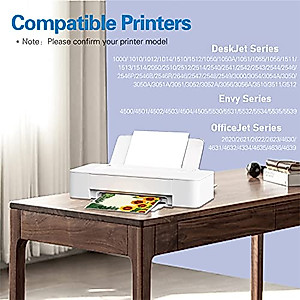 61XL Ink Cartridges Combo Pack Remanufactured Replacement for HP 61 XL Ink Work with HP Envy 4500 4502 5530 5535 5534 Officejet 4630 4635 Deskjet 1000 1010 1510 Printer(1 Black, 1 Tri-Color)