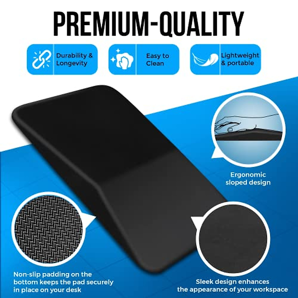 Mouse House - The Ergonomic Sloped Mouse Pad - Sloped for Painrelief