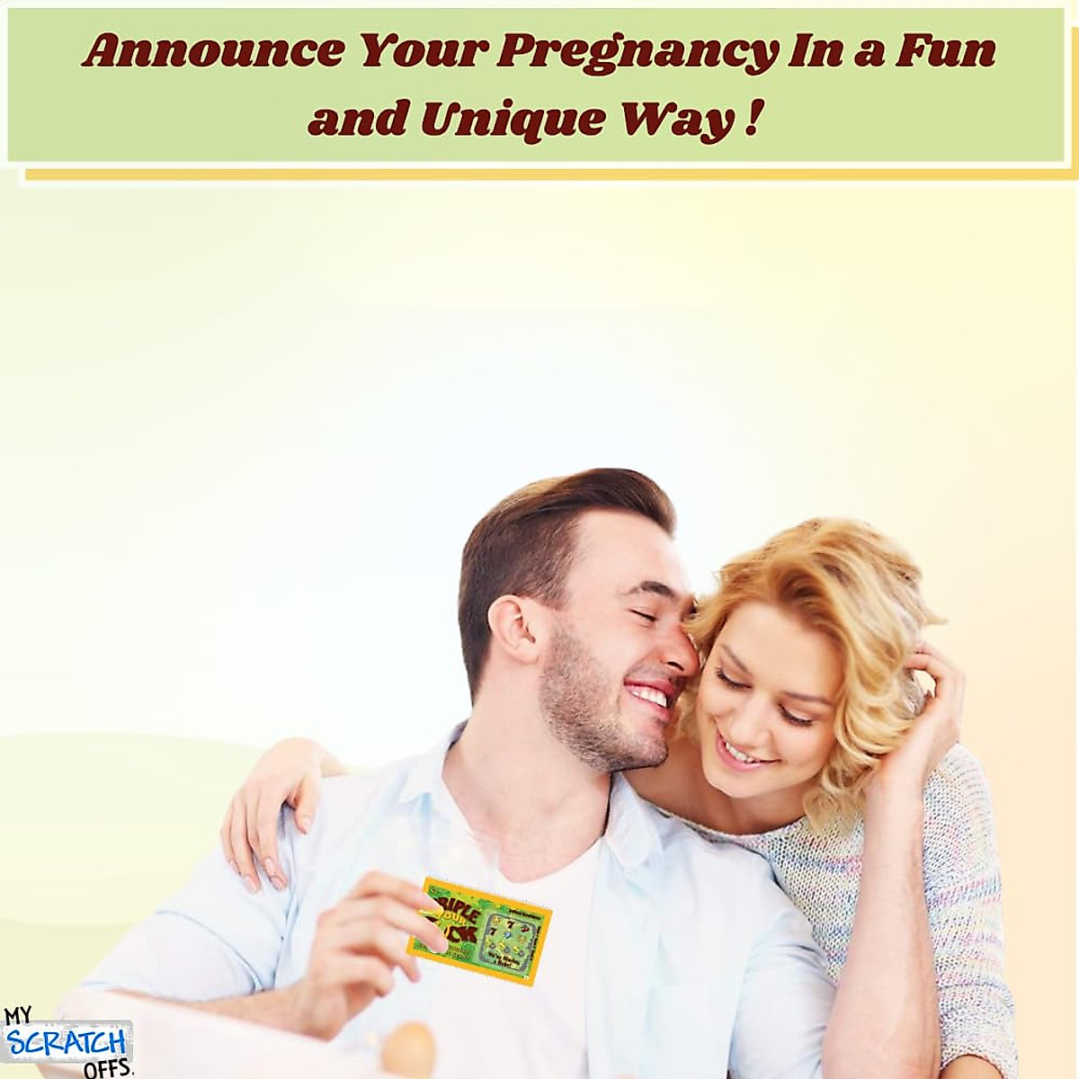 My Scratch Offs 5 Cards Adult Scratch Off Lotto Fake Triple Your Luck Lottery Tickets for Pregnancy Announcement