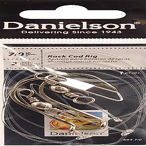 Danielson Rig Rock Cod 2Drop Fishing Equipment, Size 7