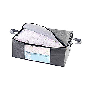 ABO Gear Storage Bins Storage Bags Closet Organizers Sweater Storage Clothes Storage Containers, 3pc Pack