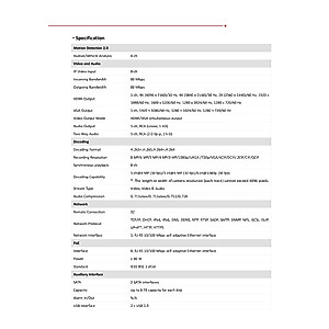 DS-7608NI-Q2/8P H.265 8 Channel PoE 4K 8MP Network Video Recorder NVR, Plug & Play, International Original English Version, Compatible with Hik-Connect, Hard Drive Not Included