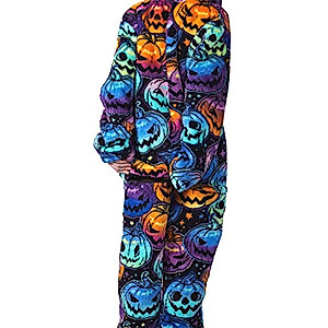 Kids Hooded Onesie Pajamas Soft Flannel Cosplay Halloween Pajamas Costume Gift for Girls Boys Sunshine Galaxy 7-8 Years