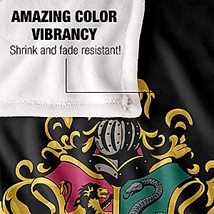 Harry Potter Hogwarts Crest Officially Licensed Silky Touch Super Soft Throw Blanket 50" x 60"