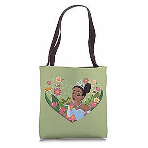 Disney Princess Tiana Kiss Heart Tote Bag