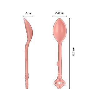 Small Coffee Spoons Ceramic Espresso Spoons set of 6 Demitasse Spoons for Coffee Dessert Tea Ice Cream