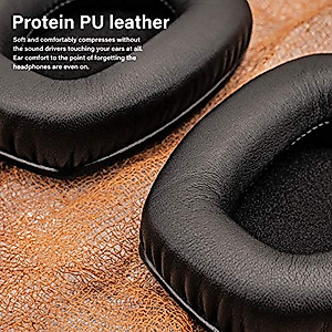 HDR175 Replacement Ear Pads Compatible with HDR175 RS175 RS185 HDR185 RS195 HDR195 RS165 HDR165 Headphone - Memory Foam Ear Cups Ear Cushions I Black
