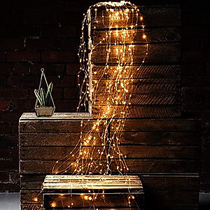 Talany Outdoor Solar String Lights, Indoor/Outdoor Solar Christmas String Lights Solar Light String Warm White Garden Stake Lights for Home Garden for Christmas Party