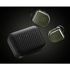MASTER & DYNAMIC MW08 Sport Active Noise-Cancelling True Wireless Earphones (Green Sapphire Glass/Black Case)