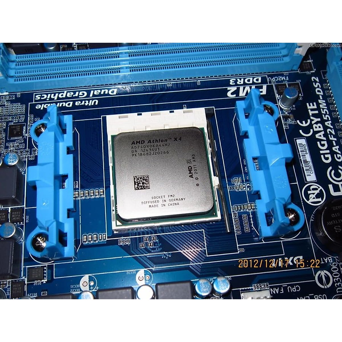 AMD Athlon X4 740 CPU Used 4-Core 4-Thread Desktop Processor 3.2 GHz 4M 65W Socket FM2
