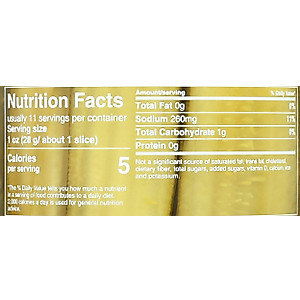 MOUNT OLIVE Organic Dill Sandwich Stuffers, 16 FZ