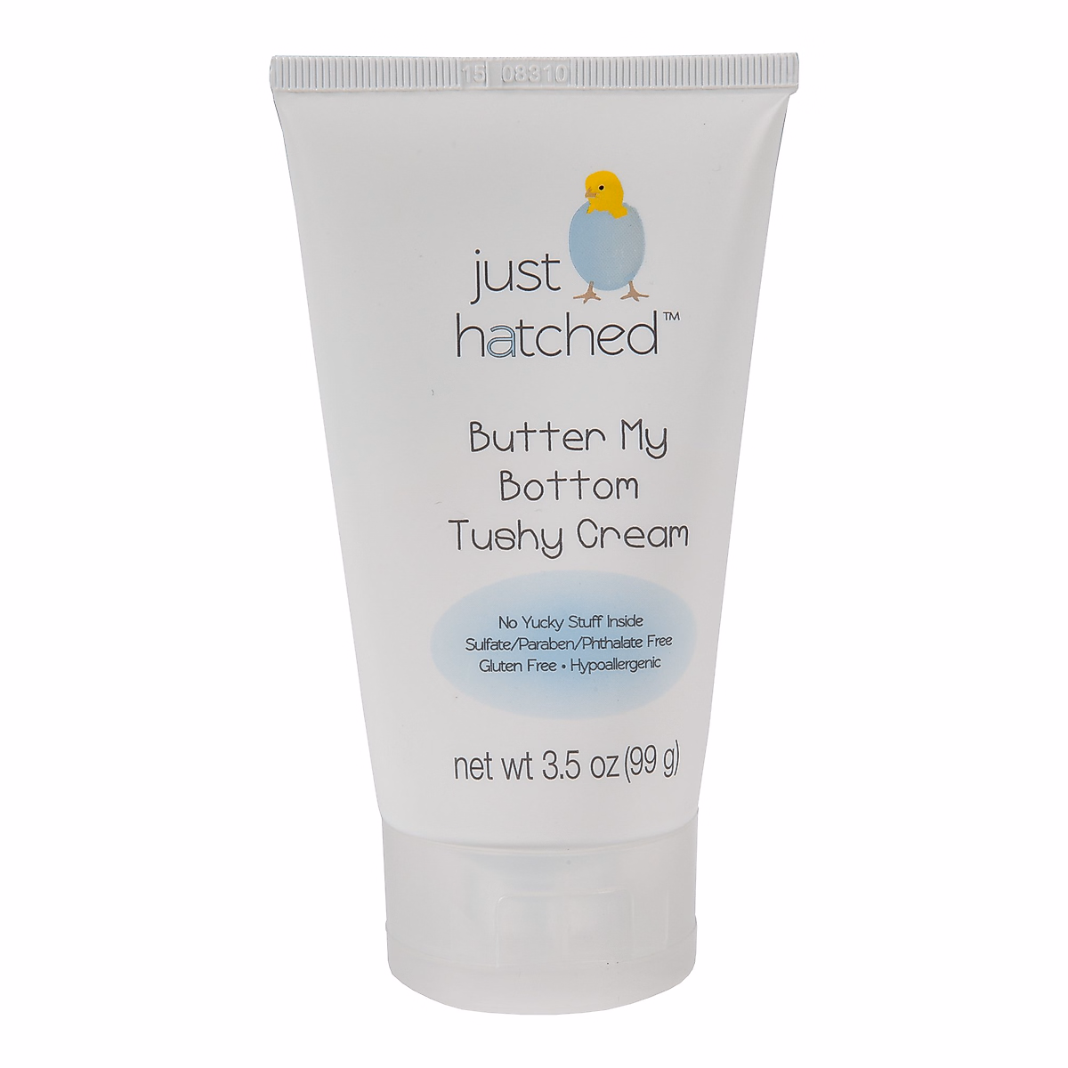 Just Hatched Butter My Bottom Tushy Cream, Diaper Cream, Moisturizing, Soothing, Hypoallergenic, Gluten Free, No Yucky Stuff/Harsh Ingredients, 3.5 oz