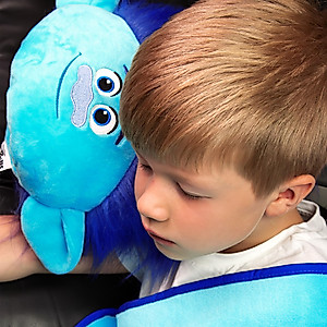 Trolls Armrest Buddy Stuffed Plush Travelling Toy with Blanket 13” - Kids Ultimate Travel Pillow Companion Set (Branch)