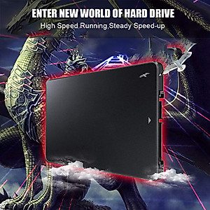 Shanrya SSD, Reliable SSD Hard Disk, for All-in-One Desktop Desktop Server Laptop(120G)