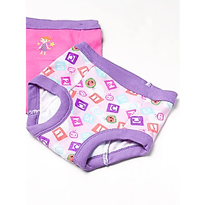Coco Melon Unisex Baby Amazon Exclusive 10-pk Potty Pants With Stickers Success Tracking Chart And Toddler Training Underwear, 10-pack Cocomelon Pink, 18 Months US