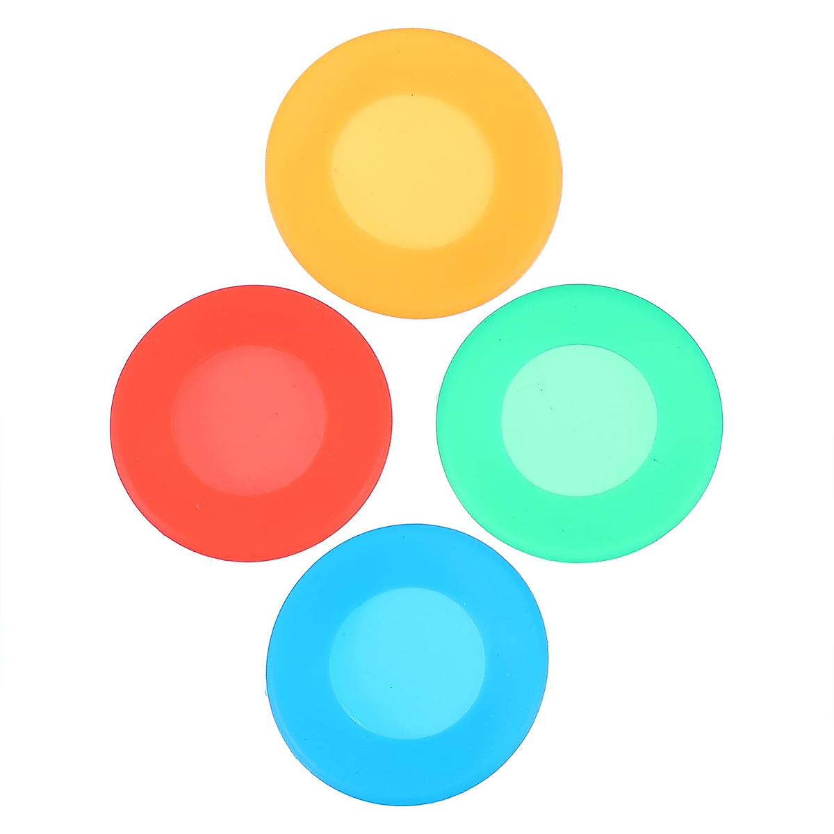 Baluue 16pcs Spare Parts Kit Silicone Head Cover Replacement Supply for Hospital Doctor Nurse (Multi Color)