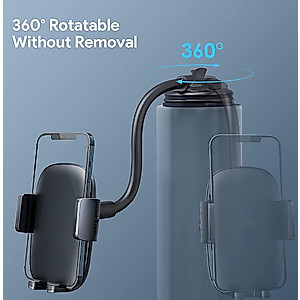 Miracase 4-in-1 Cell Phone Holder for Car, Universal Car Phone Holder Mount for Dashboard Air Vent Windshield Compatible with iPhone 13 Series/iPhone 12 Series/11/XR/Samsung and All Phones