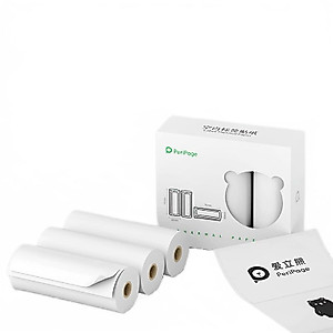 3Rolls / Box Adhesive Notes List Label Sticker Thermal Sticky Photo Paper For Peripage A9 A9S Paperang P3 Phomemo M03 / M03AS / M04S / M04AS Mini Printer - 3 inch (77mm * 30mm)