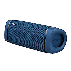 Sony SRSXB33 Extra BASS Bluetooth Wireless Portable Waterproof Compact Speaker (Blue) Bundle with Knox Gear Hardshell Travel and Storage Case (2 Items)