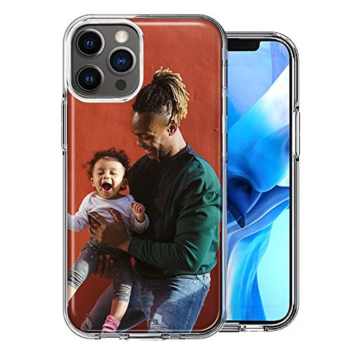 Personalized Custom Double Layered Phone Case for Apple iPhone 12 Pro Max 6.7 inch - Design Your Own Perfect Custom Picture Photo Case